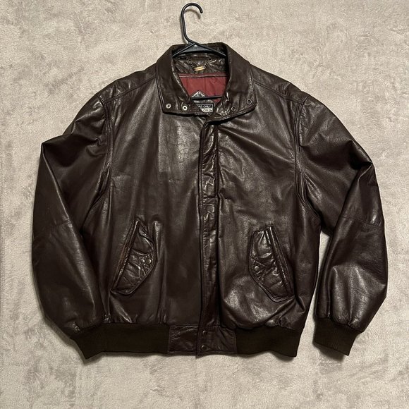 Members Only | Jackets & Coats | Vtg Members Only Leather Jacket Mens ...